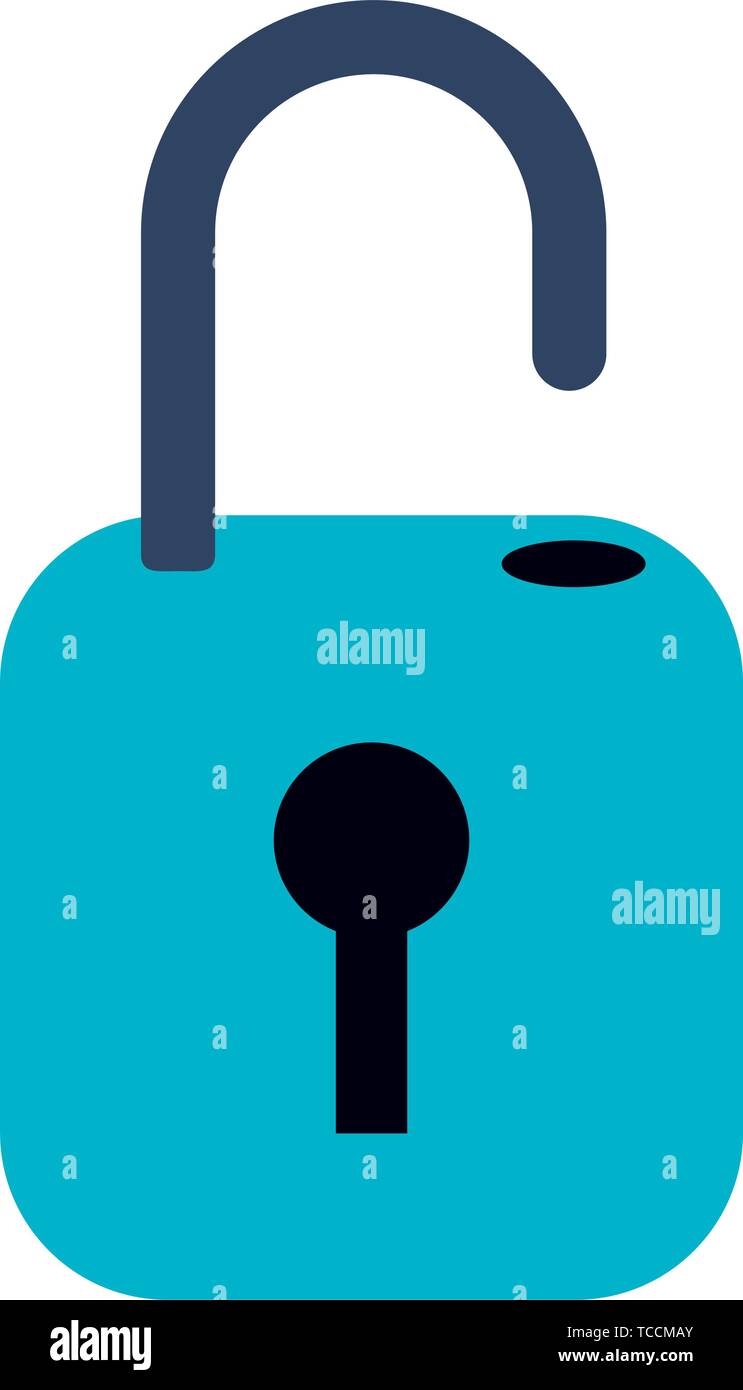 Security padlock unlocked symbol isolated Stock Vector Image & Art - Alamy