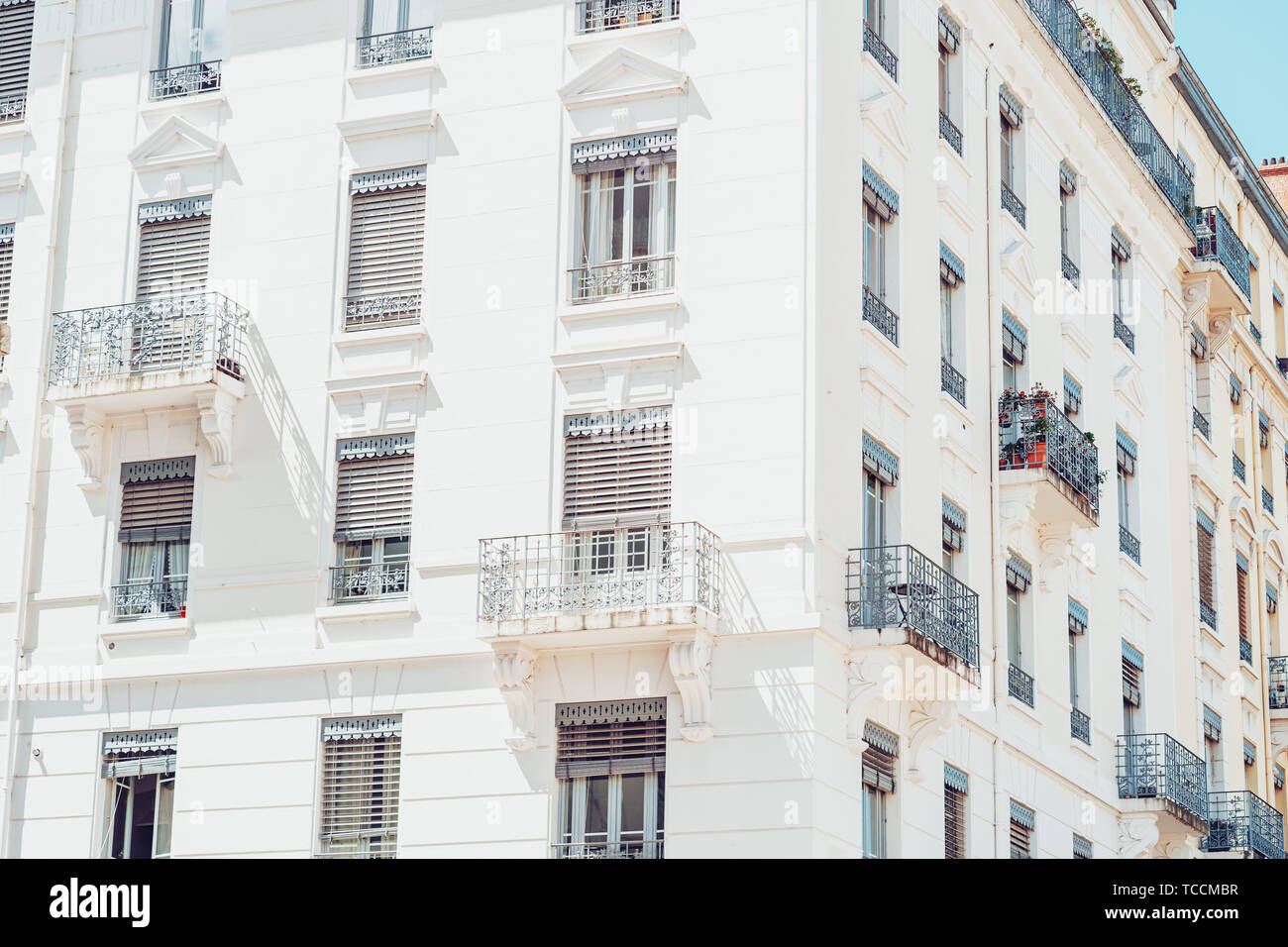 Vintage building facade wall. Classic european architecture Stock Photo ...