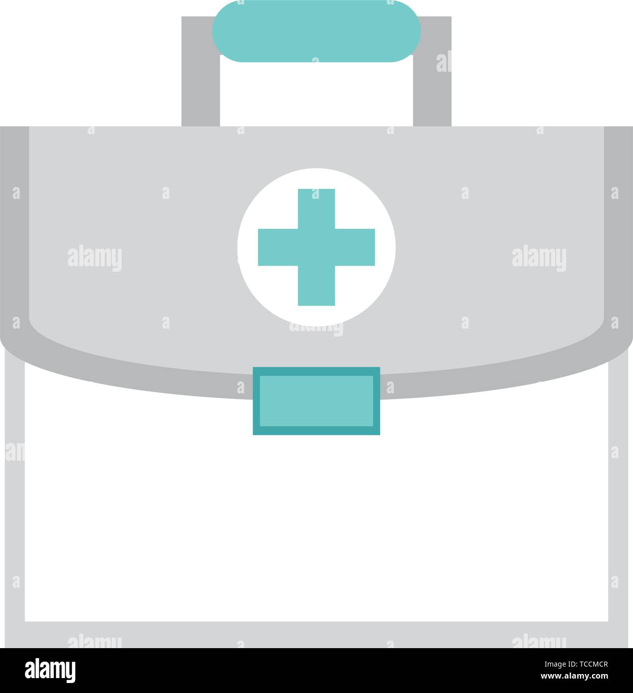 Medical first aids suitcase isolated symbol Stock Vector Image & Art ...