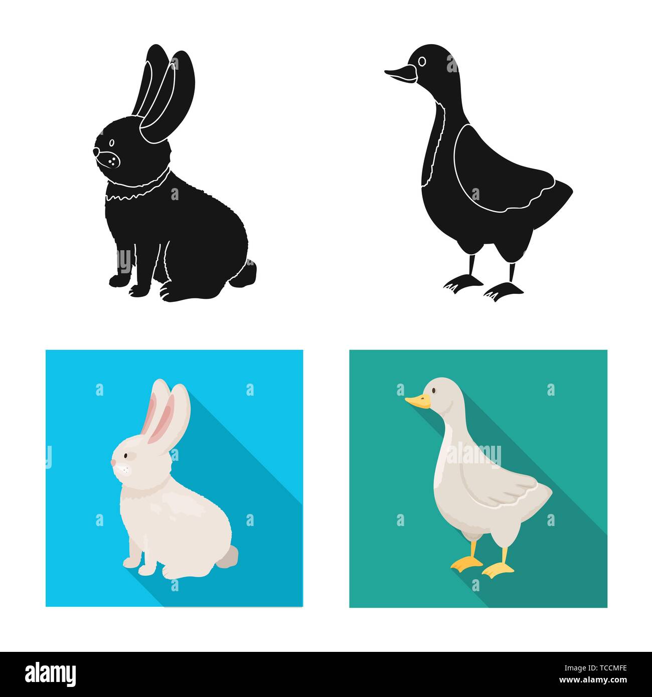 Breeding canada goose Stock Vector Images - Alamy