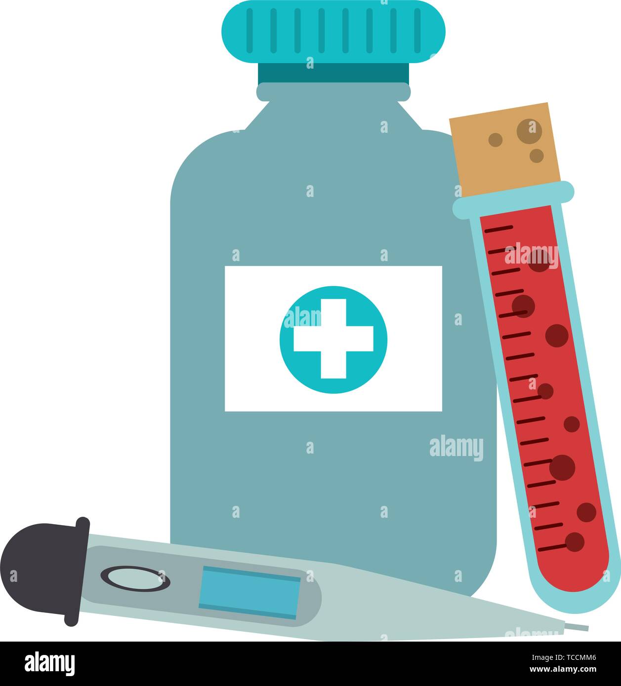 Medical healthcare supplies cartoons isolated Stock Vector Image & Art ...