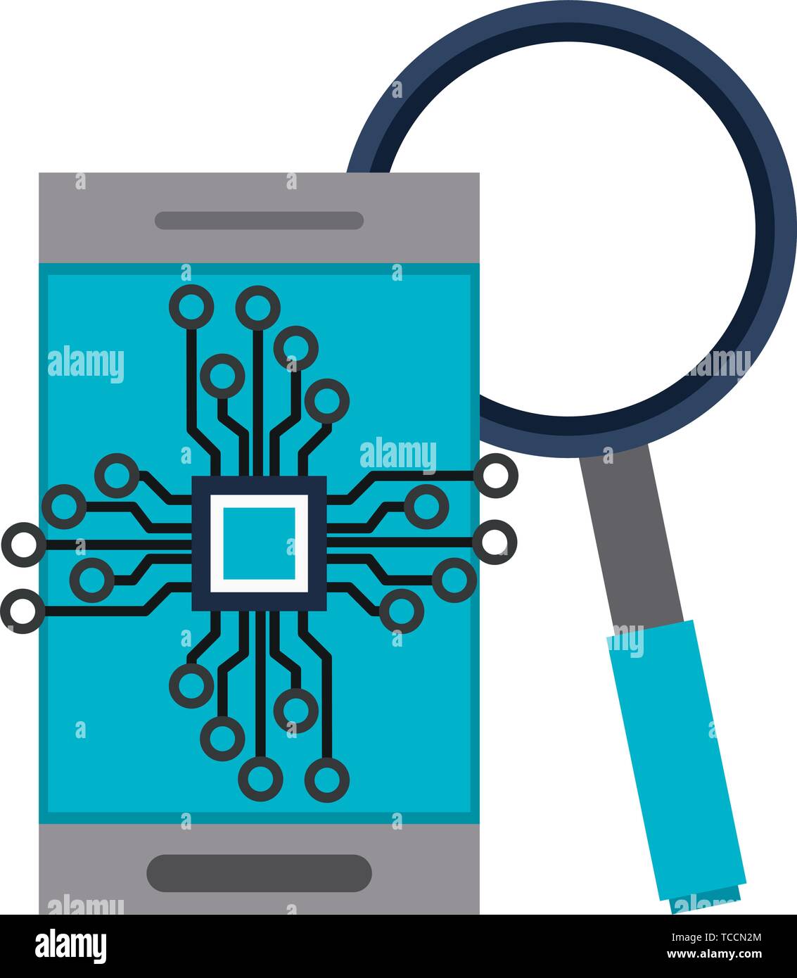Business and smartphone technology symbols Stock Vector Image & Art - Alamy