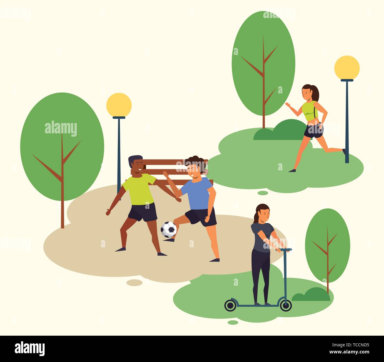 Soccer movement training Stock Vector Images - Alamy