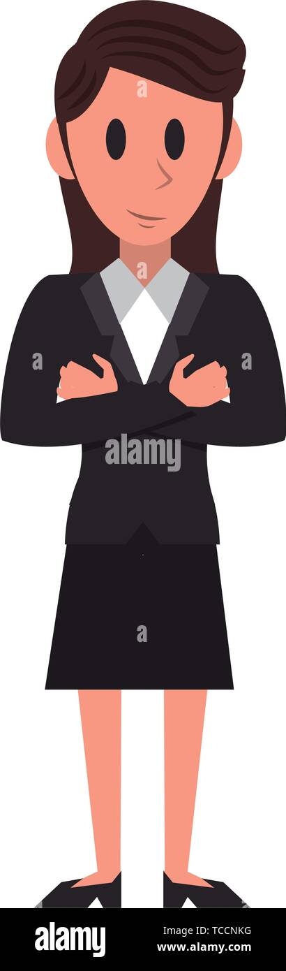 Executive businesswoman character cartoon Stock Vector Image & Art - Alamy