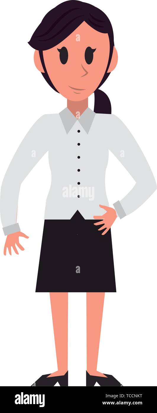 Executive businesswoman character cartoon Stock Vector Image & Art - Alamy