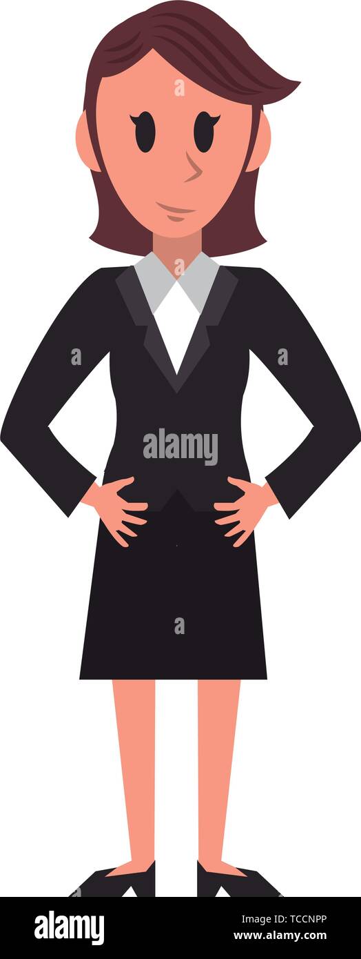 Executive businesswoman character cartoon Stock Vector Image & Art - Alamy