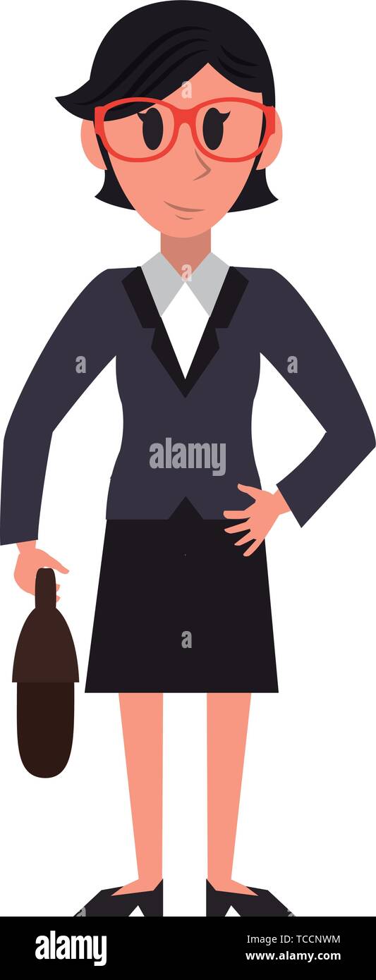 Executive businesswoman character cartoon Stock Vector Image & Art - Alamy