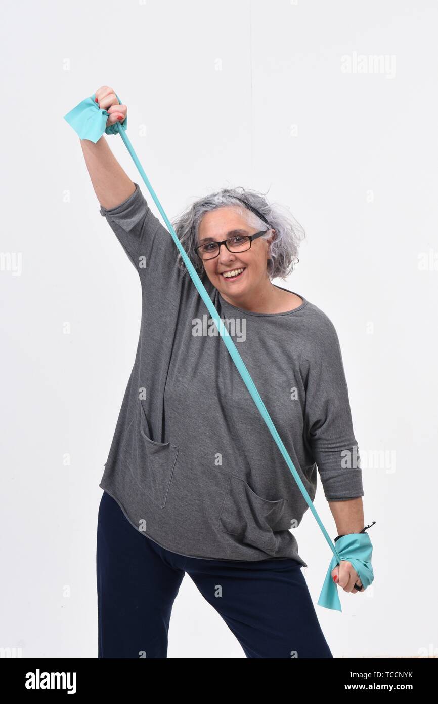 Oap exercising hi-res stock photography and images - Alamy