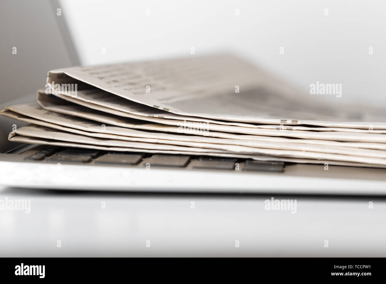 newspaper close up Stock Photo - Alamy