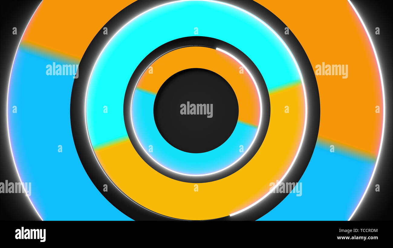 3d colorful circles stroke shapes hi-res stock photography and images ...