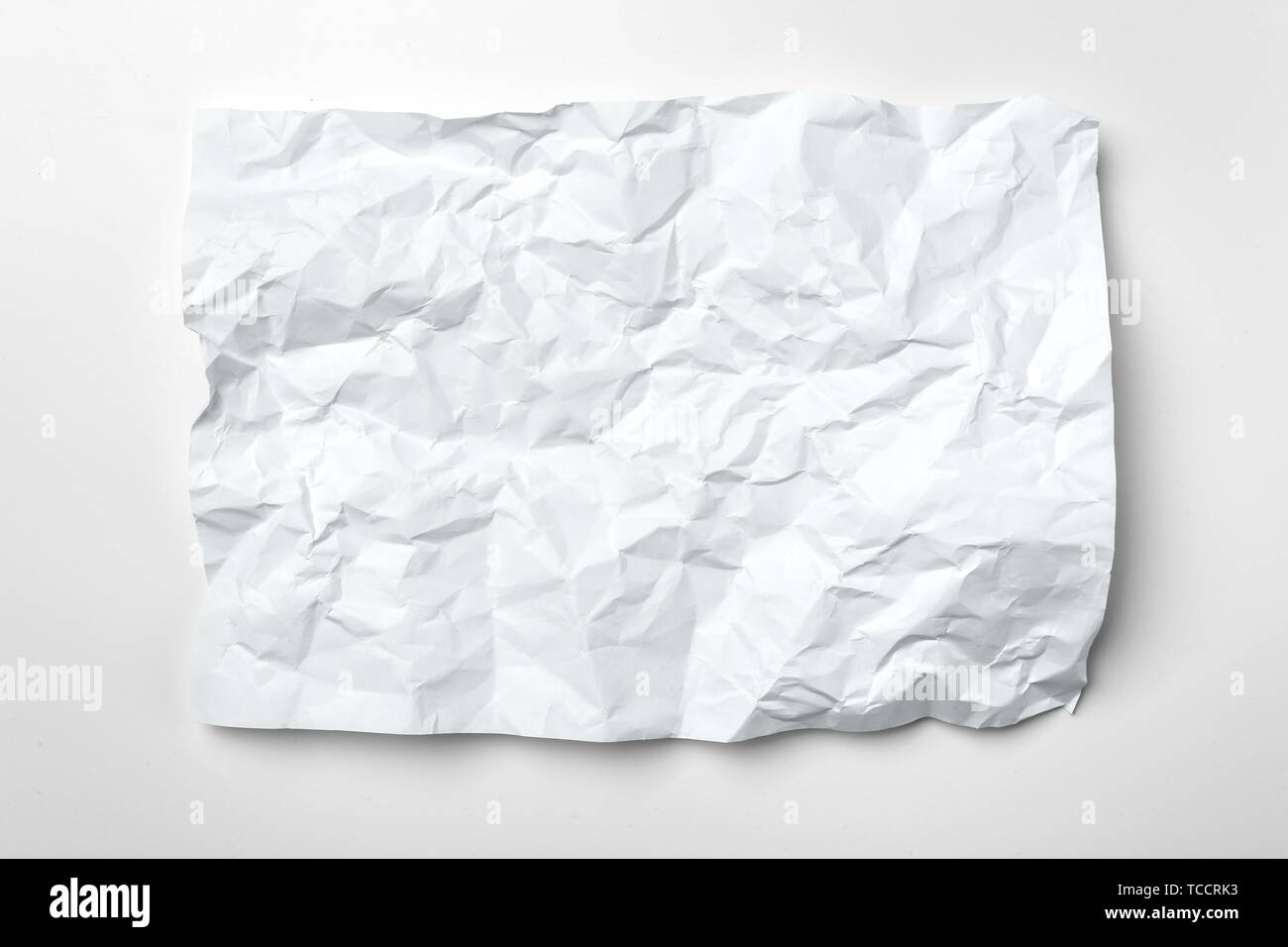 White crumpled paper Stock Photo - Alamy