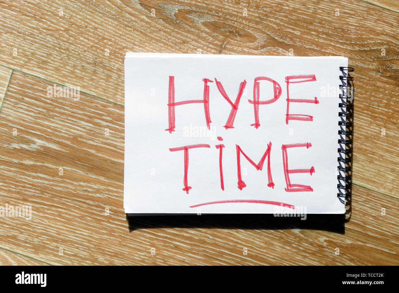 Hype time concept Stock Photo - Alamy