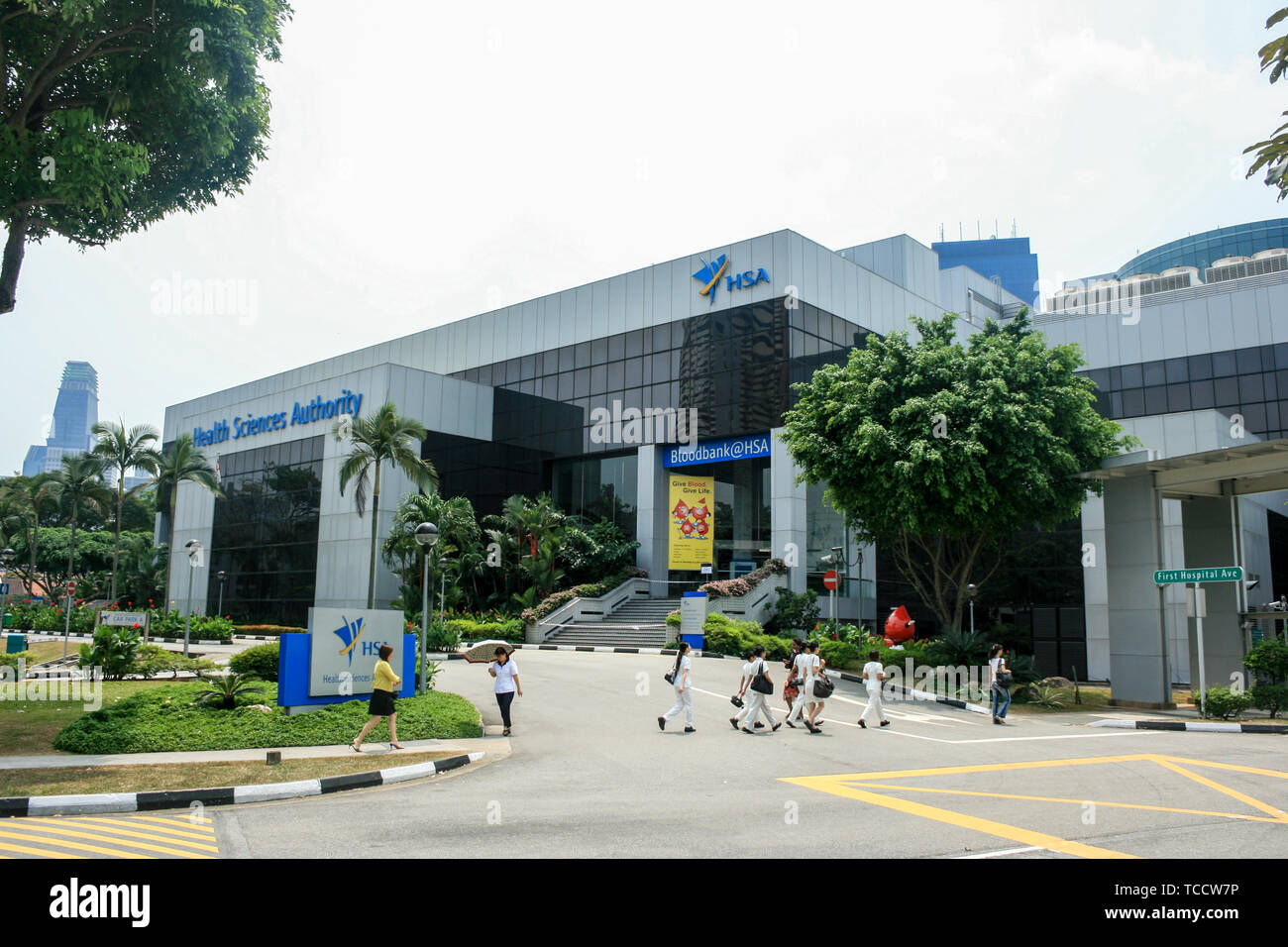 Health Science Authority building, Singapore Stock Photo - Alamy