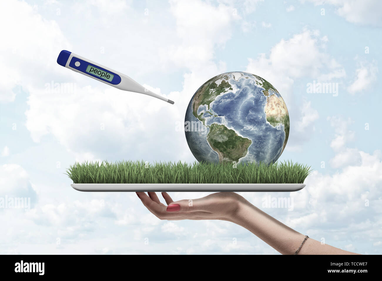Digital thermometer geography hi-res stock photography and images - Alamy