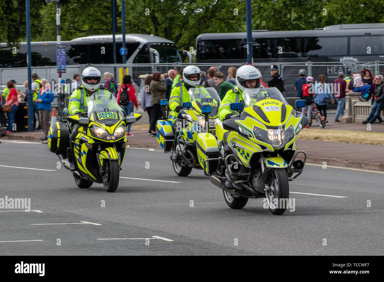 Police motorcycle outrider hi-res stock photography and images - Alamy