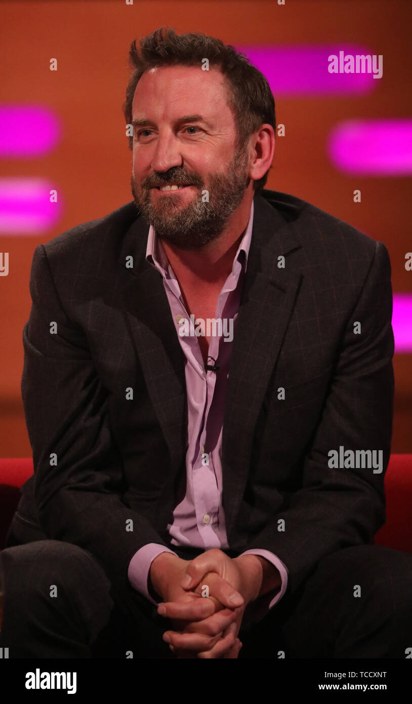 Lee Mack during the filming for the Graham Norton Show at BBC ...