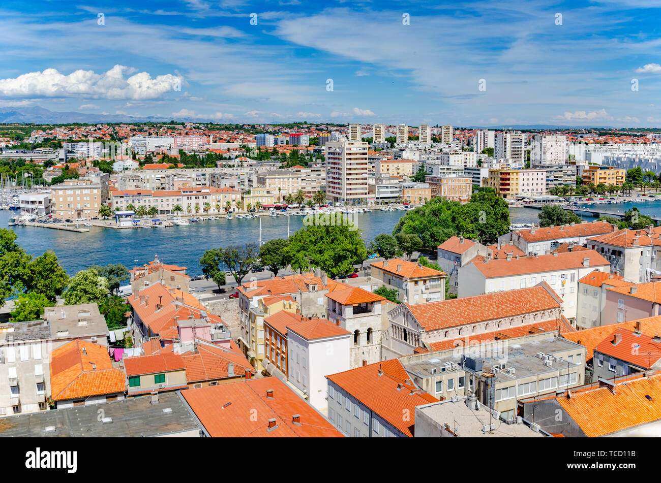 Panoramic waterfront view zadar croatia hi-res stock photography and ...