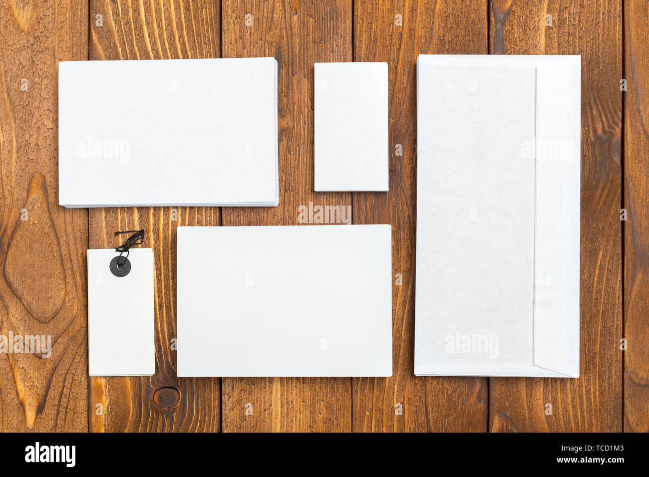 Blank stationery template Stock Photo - Alamy