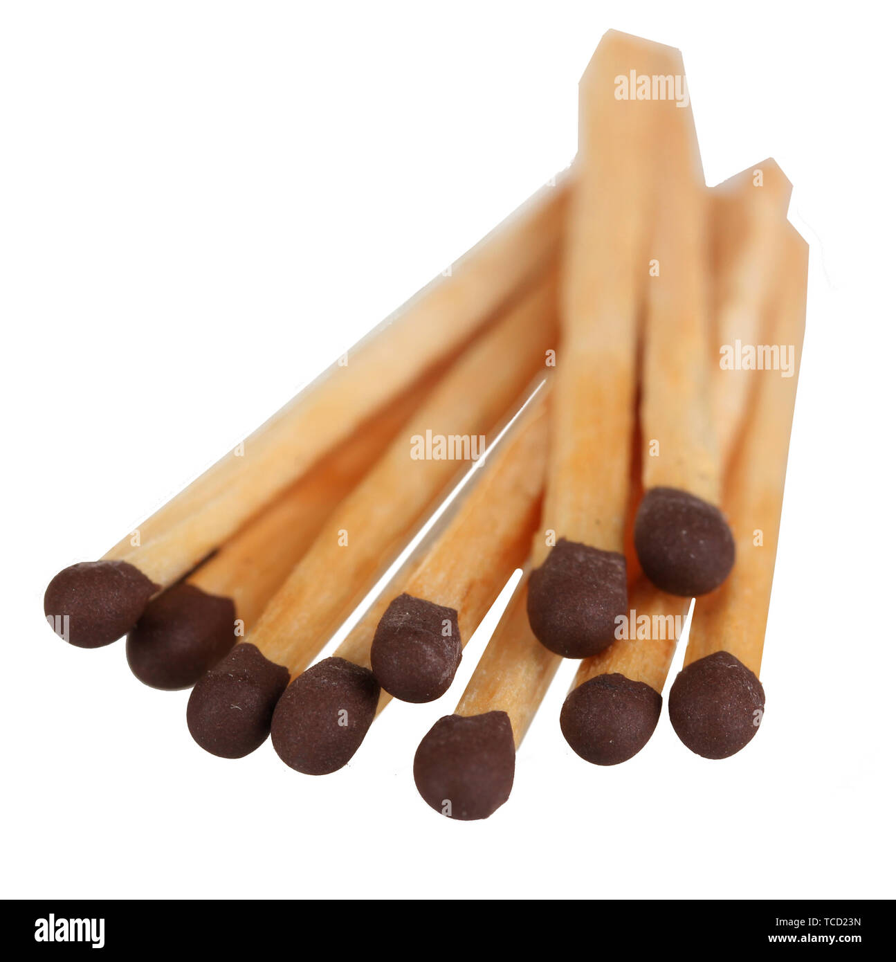 pile of matches isolated on white Stock Photo - Alamy