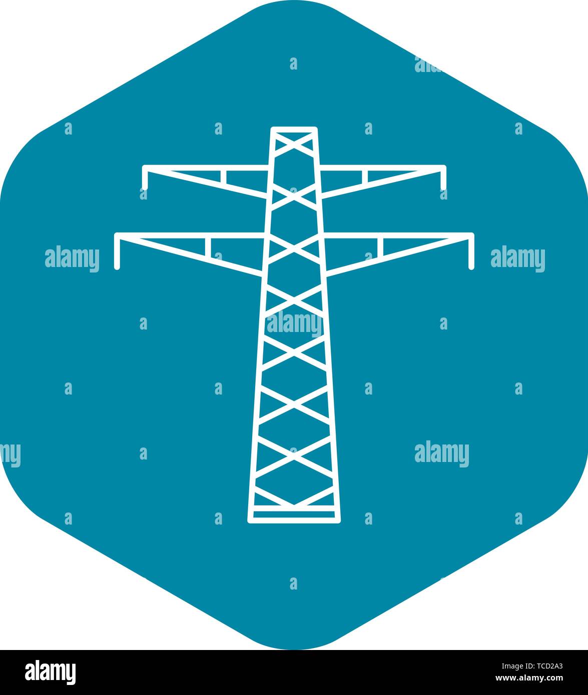 High voltage mains electricity Stock Vector Images - Alamy