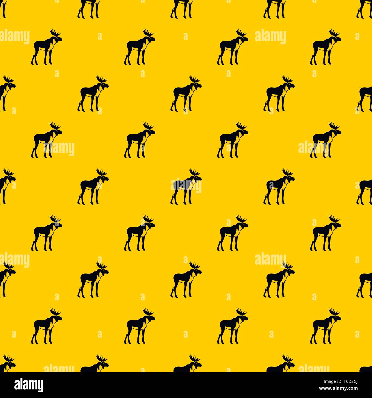 Moose pattern vector Stock Vector Image & Art - Alamy