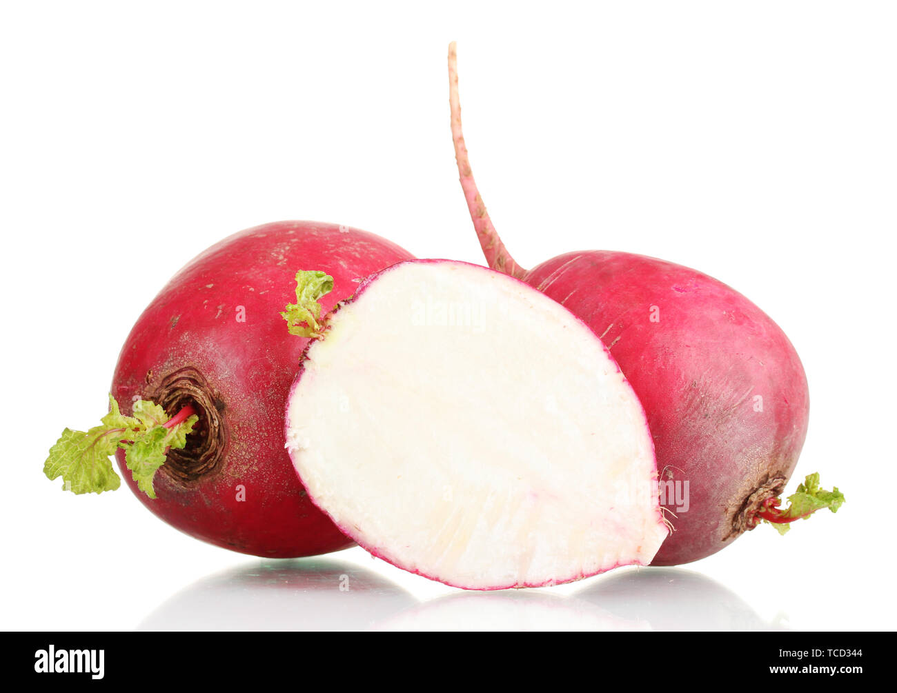 Food image of radishes Cut Out Stock Images & Pictures - Alamy