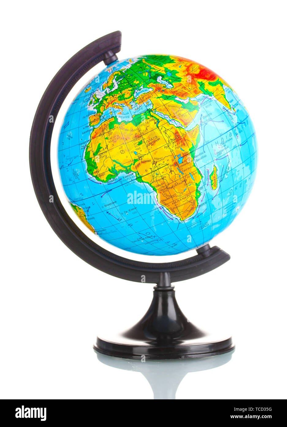 Ukrainian map in blue Cut Out Stock Images & Pictures - Alamy