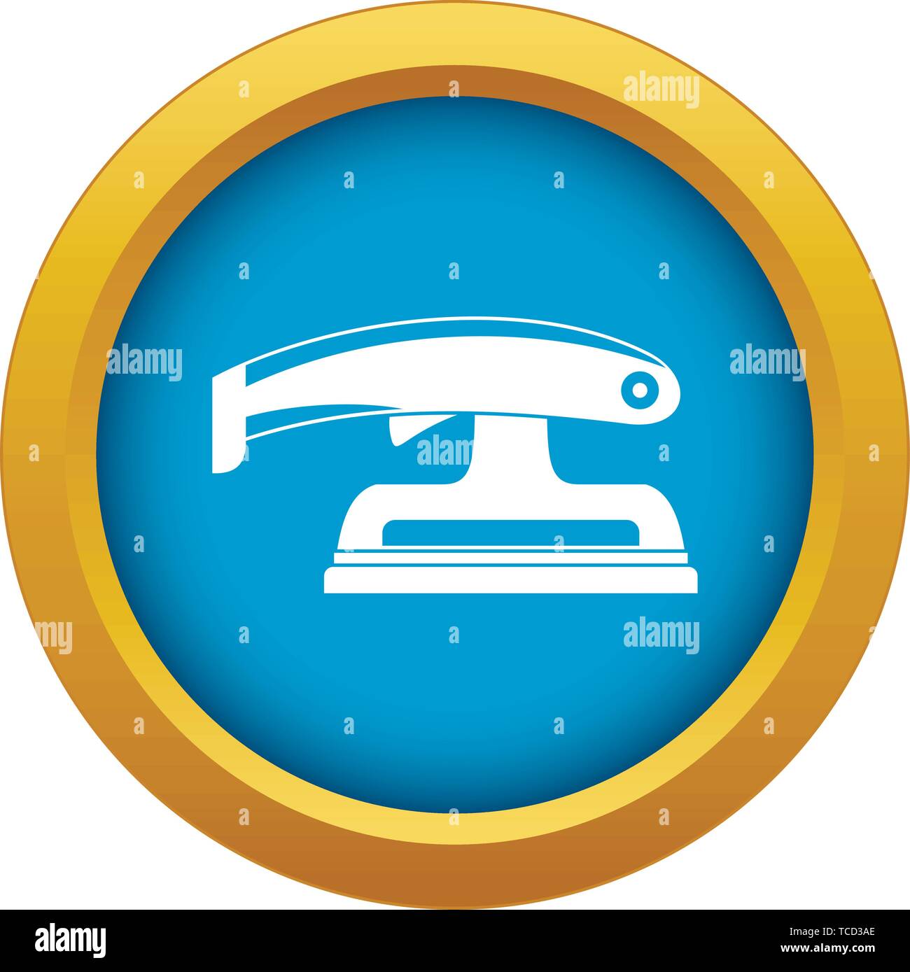Fret saw icon blue vector isolated Stock Vector Image & Art - Alamy