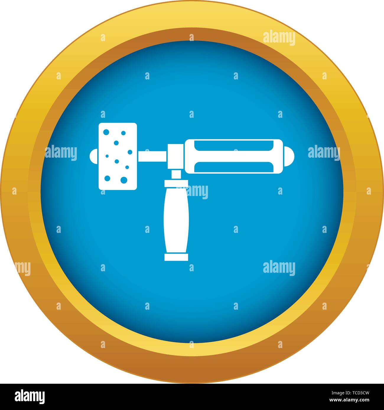 Precision grinding machine icon blue vector isolated Stock Vector Image ...