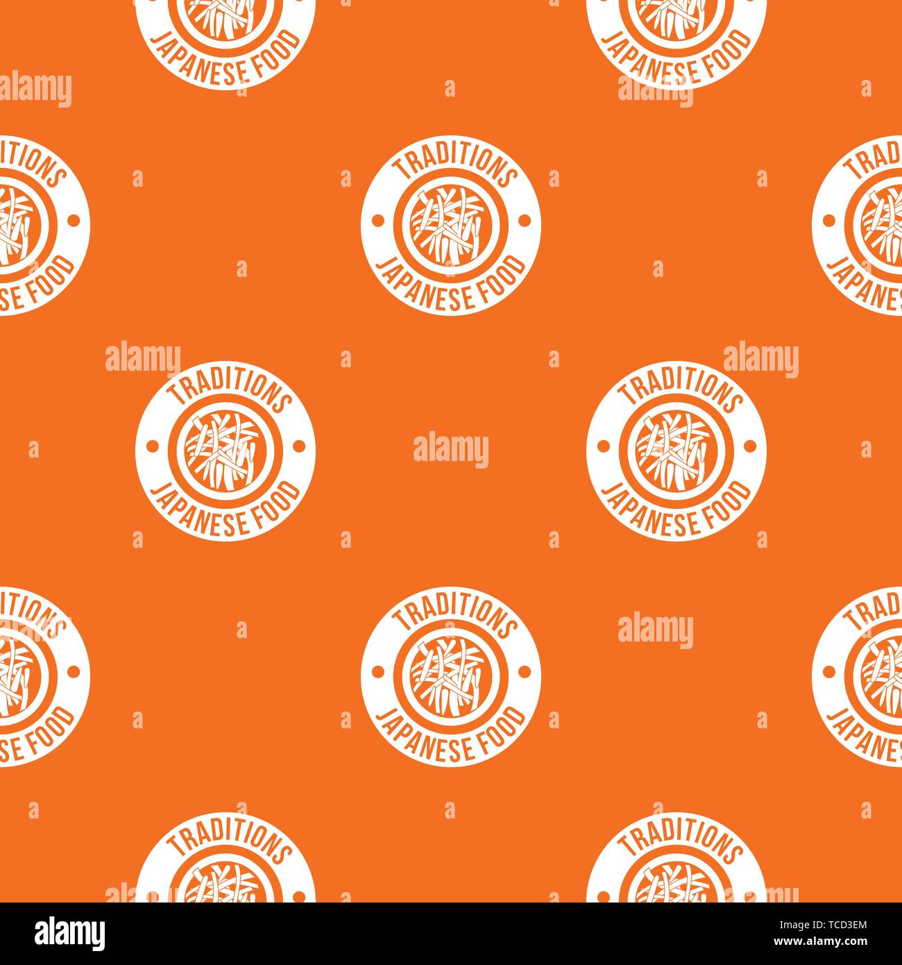 Sushi japanese food pattern vector orange Stock Vector Image & Art - Alamy