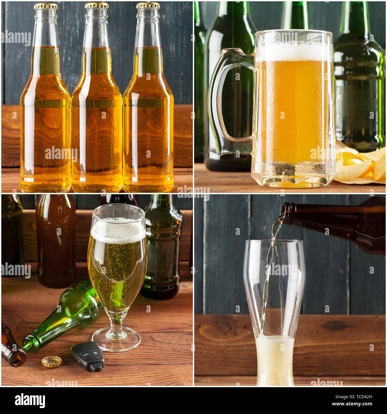 Beer collage hi-res stock photography and images - Alamy