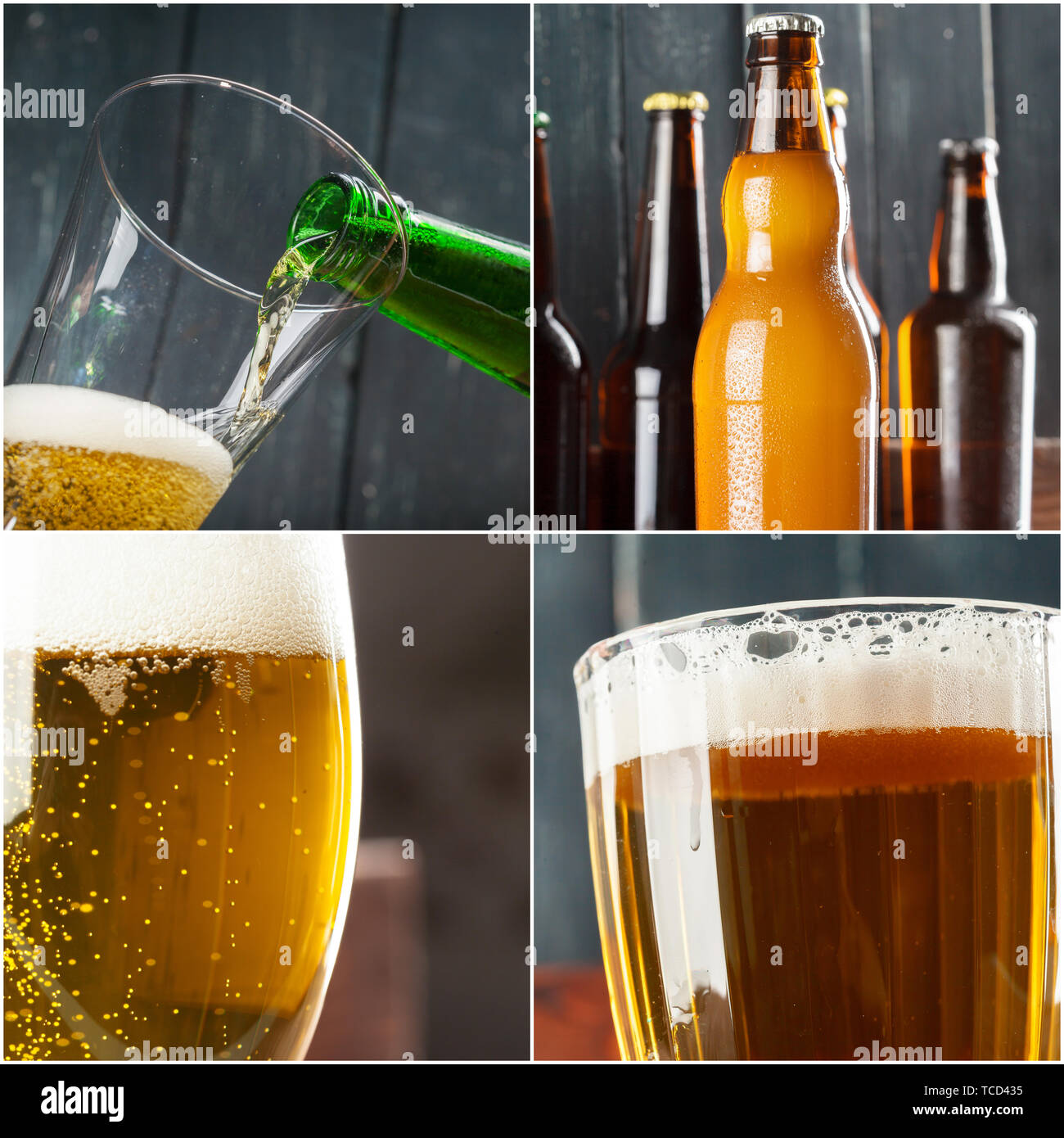 Beer collage hi-res stock photography and images - Alamy