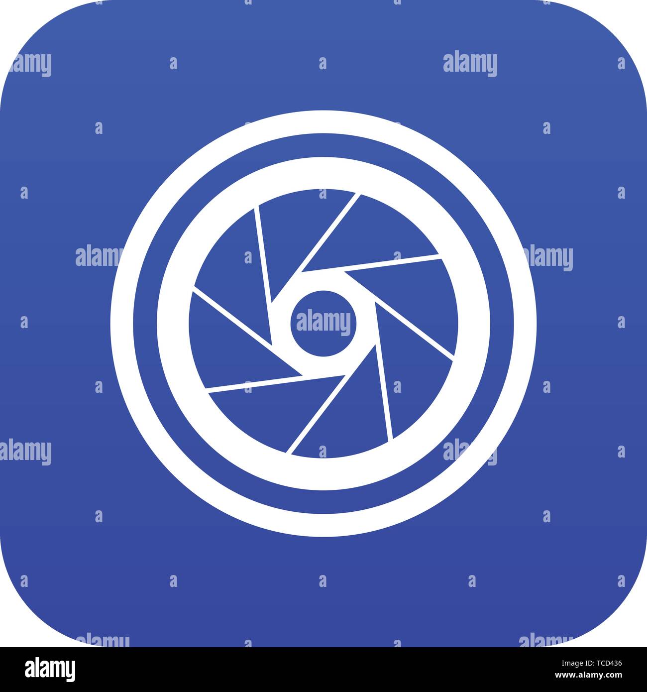 Big objective icon digital blue Stock Vector Image & Art - Alamy