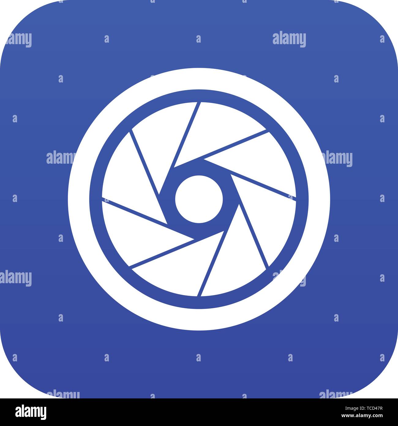 Small objective icon digital blue Stock Vector Image & Art - Alamy