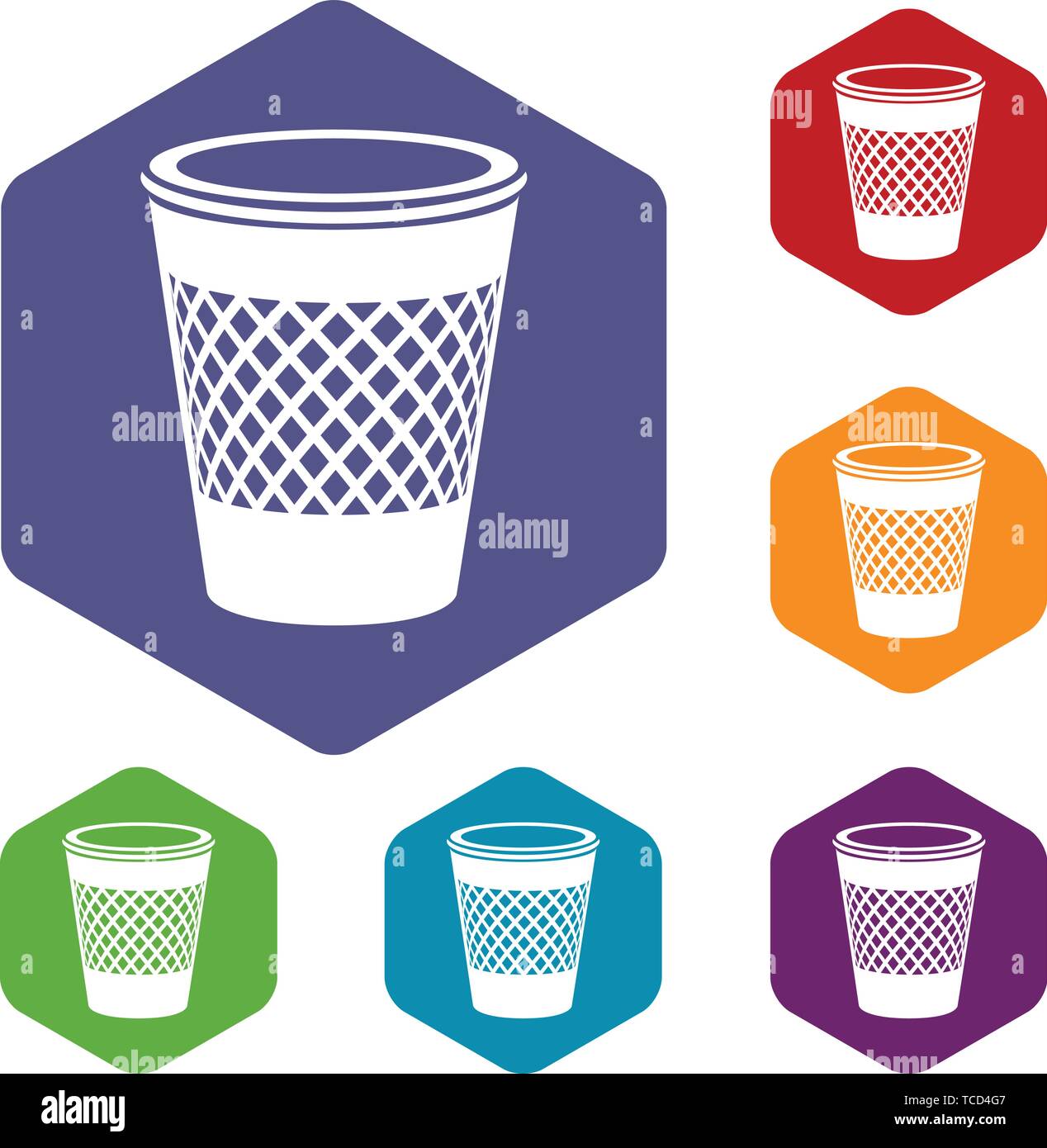 Domestic household waste collection recycling Stock Vector Images - Alamy