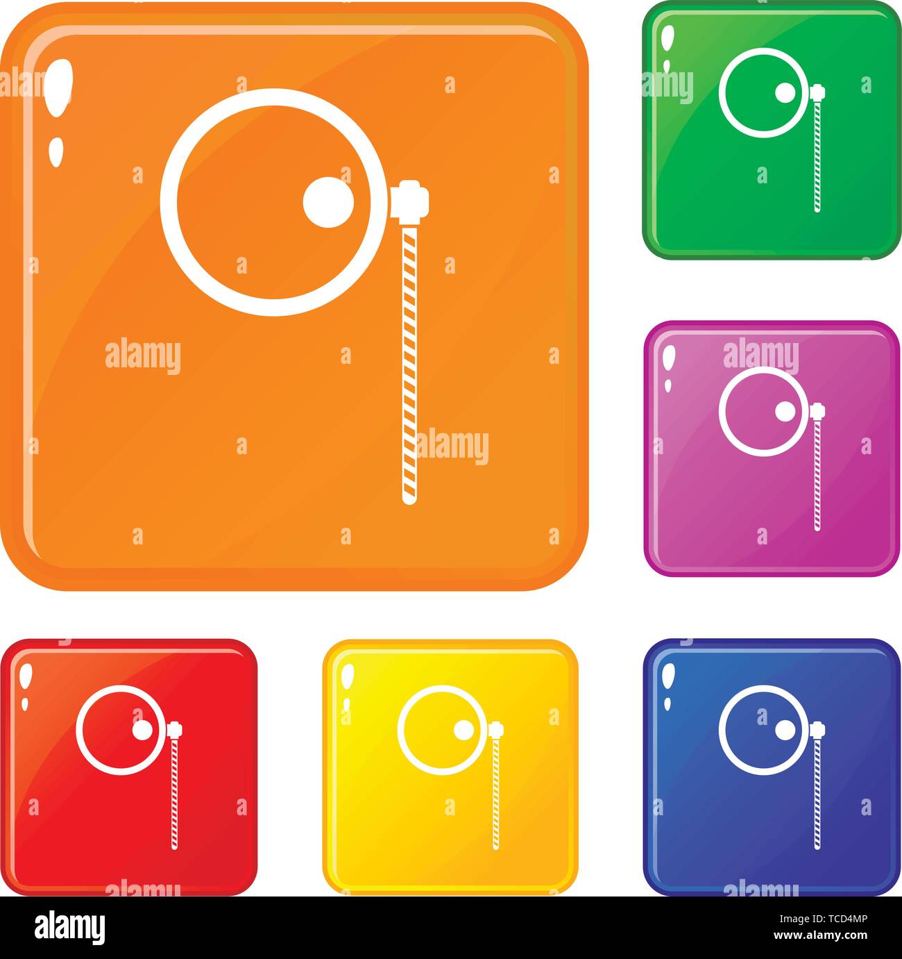 Monocle icons set vector color Stock Vector Image & Art - Alamy