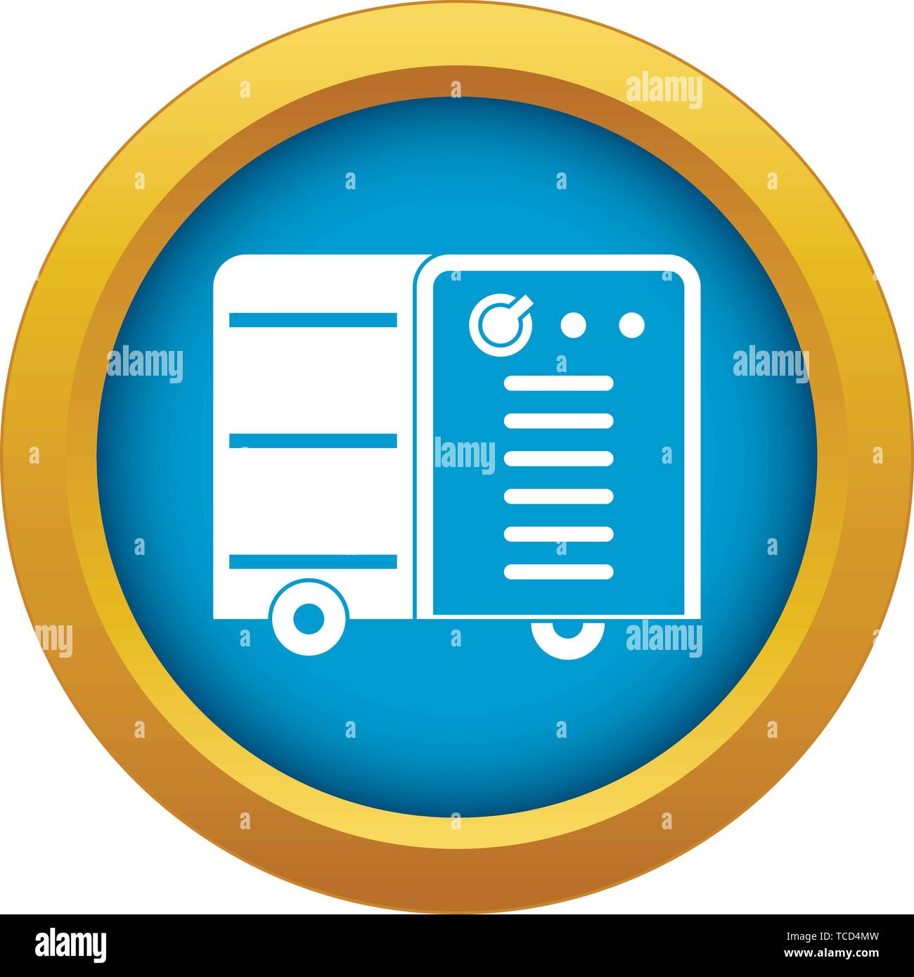 Inverter welding machine icon blue vector isolated Stock Vector Image ...