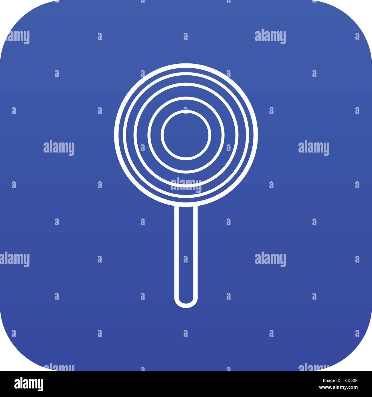 Lollipop icon blue vector Stock Vector Image & Art - Alamy