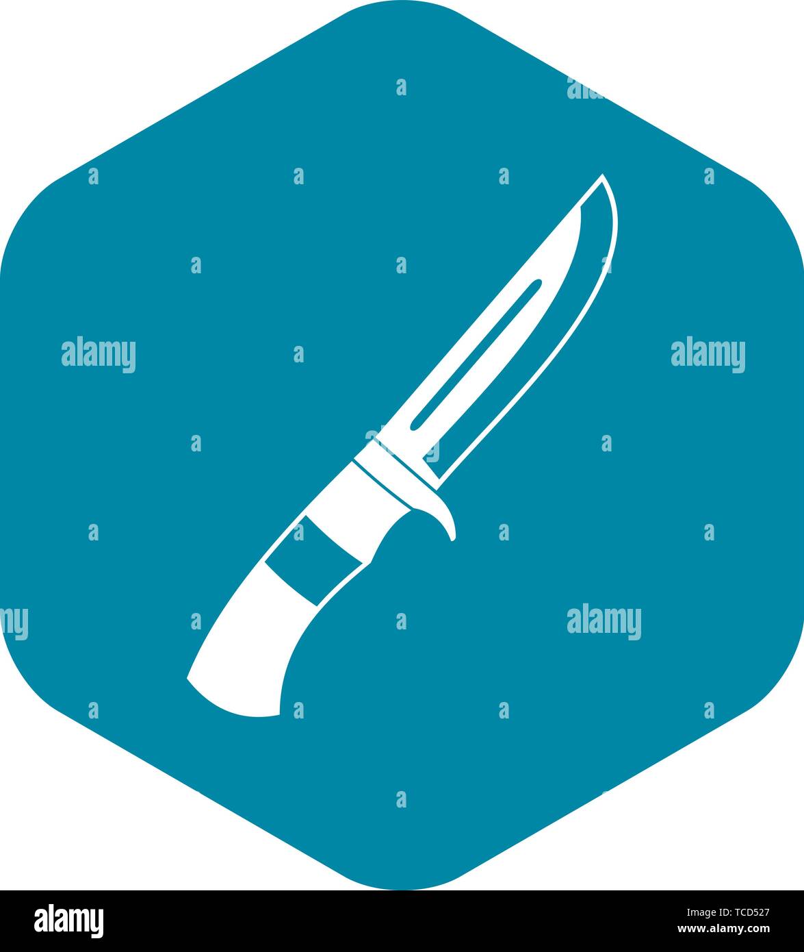 Knife icon, simple style Stock Vector Image & Art - Alamy