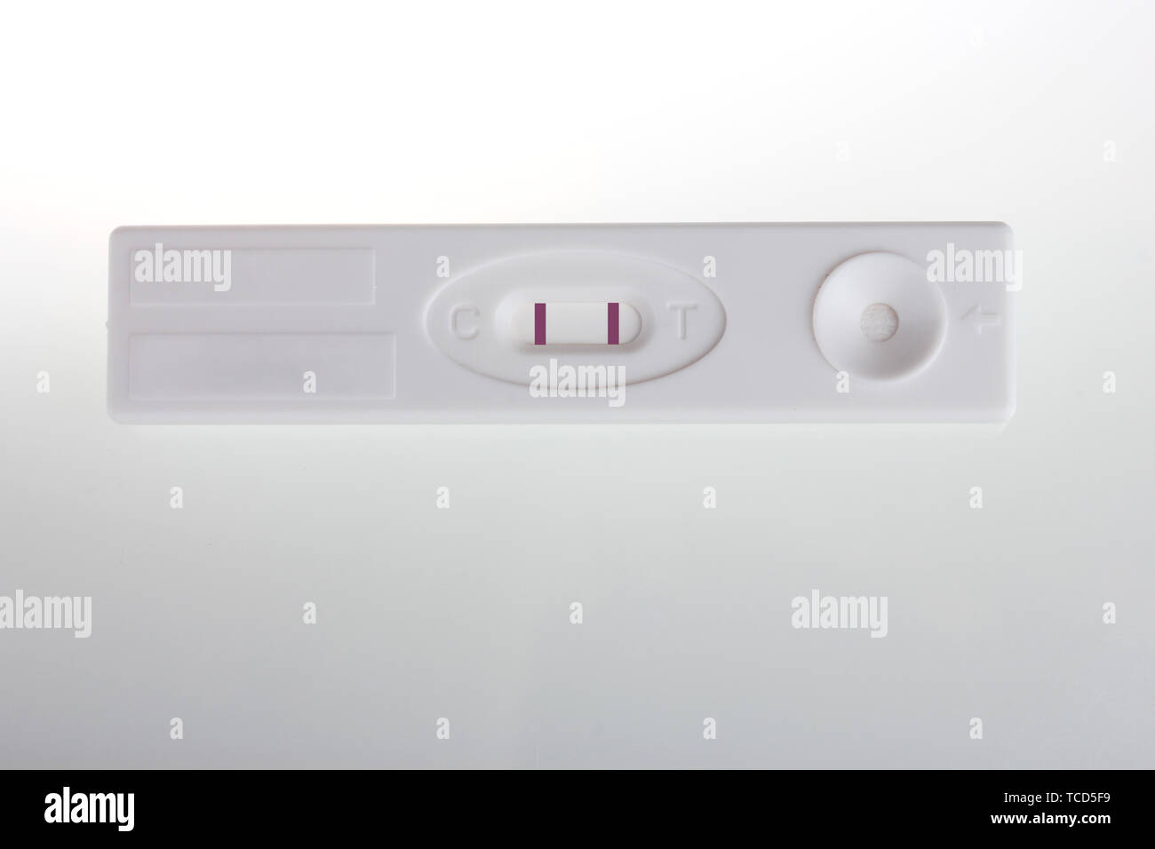pregnancy test isolated on white Stock Photo - Alamy