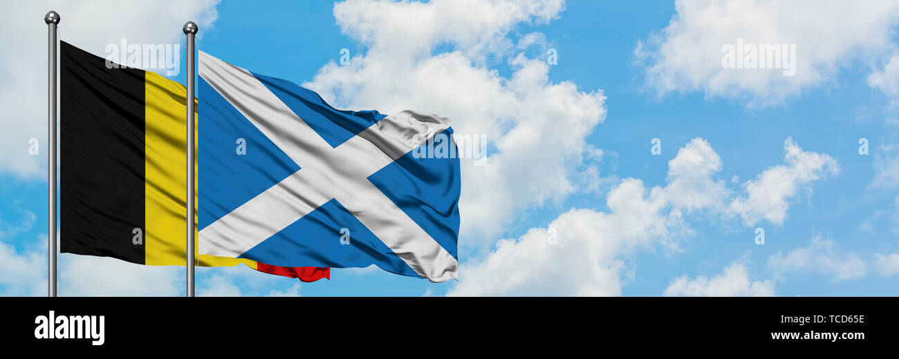 Scotland belgium flag hi-res stock photography and images - Alamy