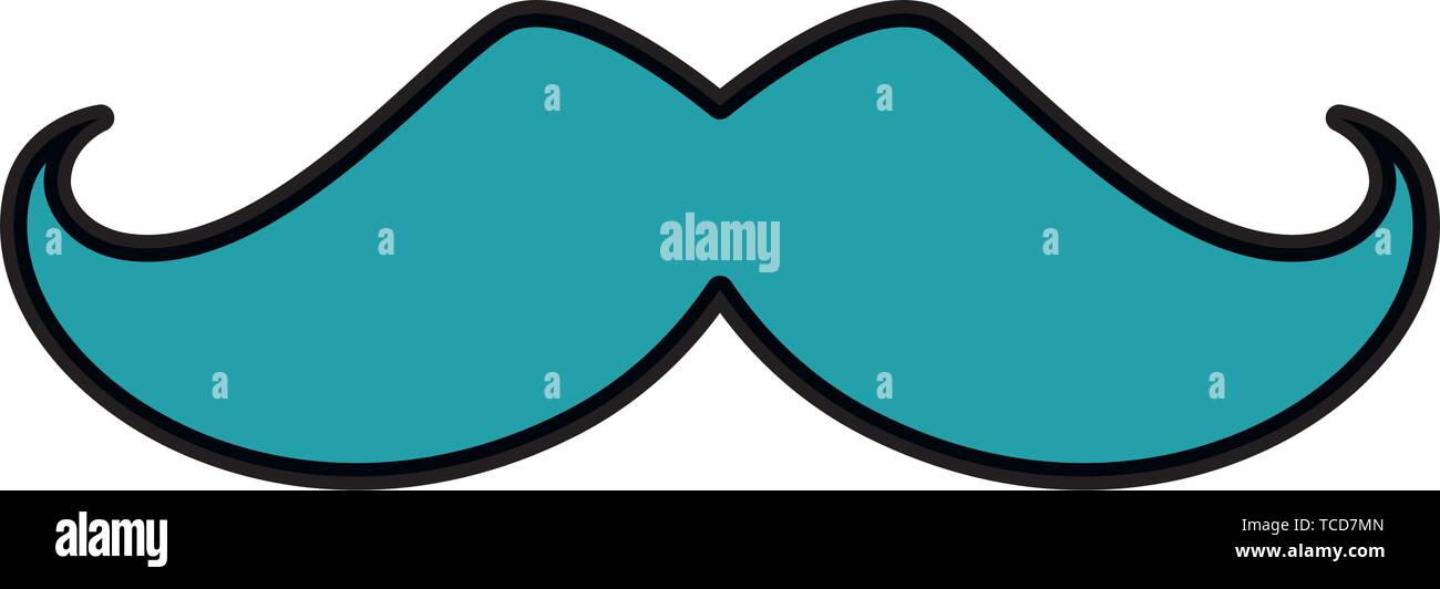comic mustache style hipster icon Stock Vector Image & Art - Alamy