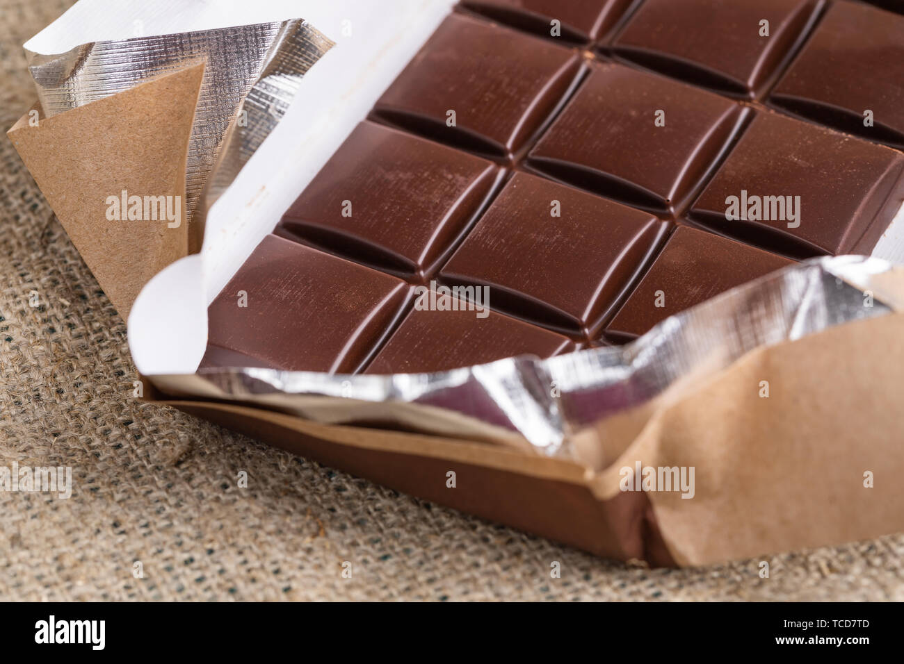 Chocolate Wrapper Open High Resolution Stock Photography and Images - Alamy
