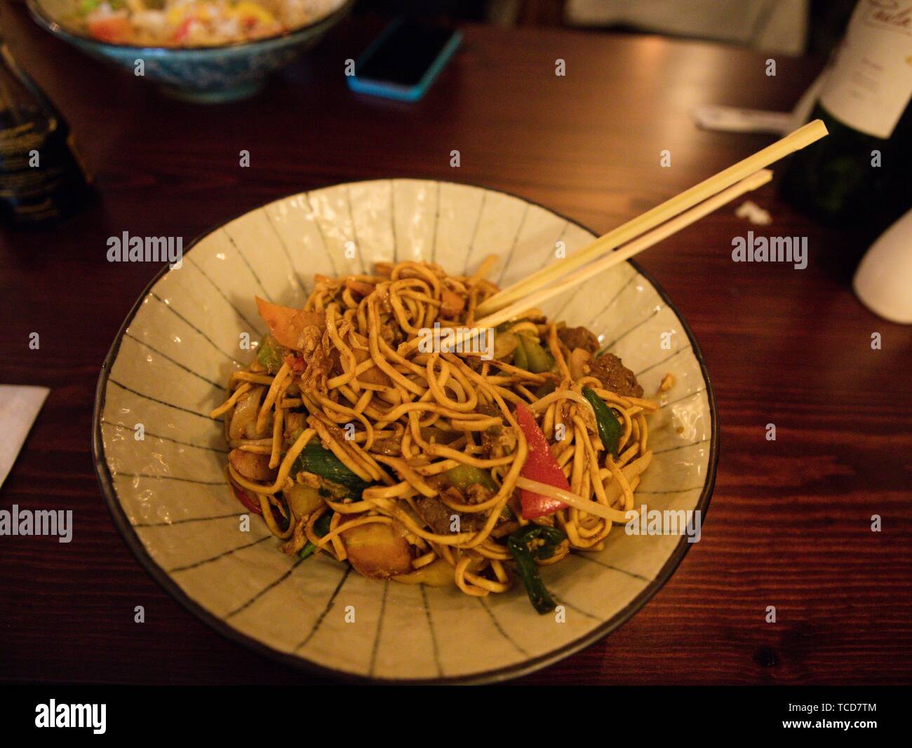 Noodle fusion hi-res stock photography and images - Alamy