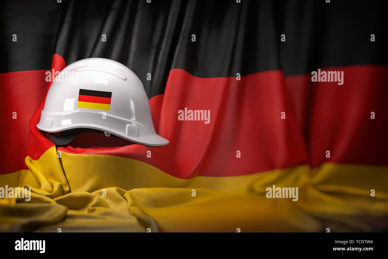 Germany Flag Worker High Resolution Stock Photography and Images - Alamy
