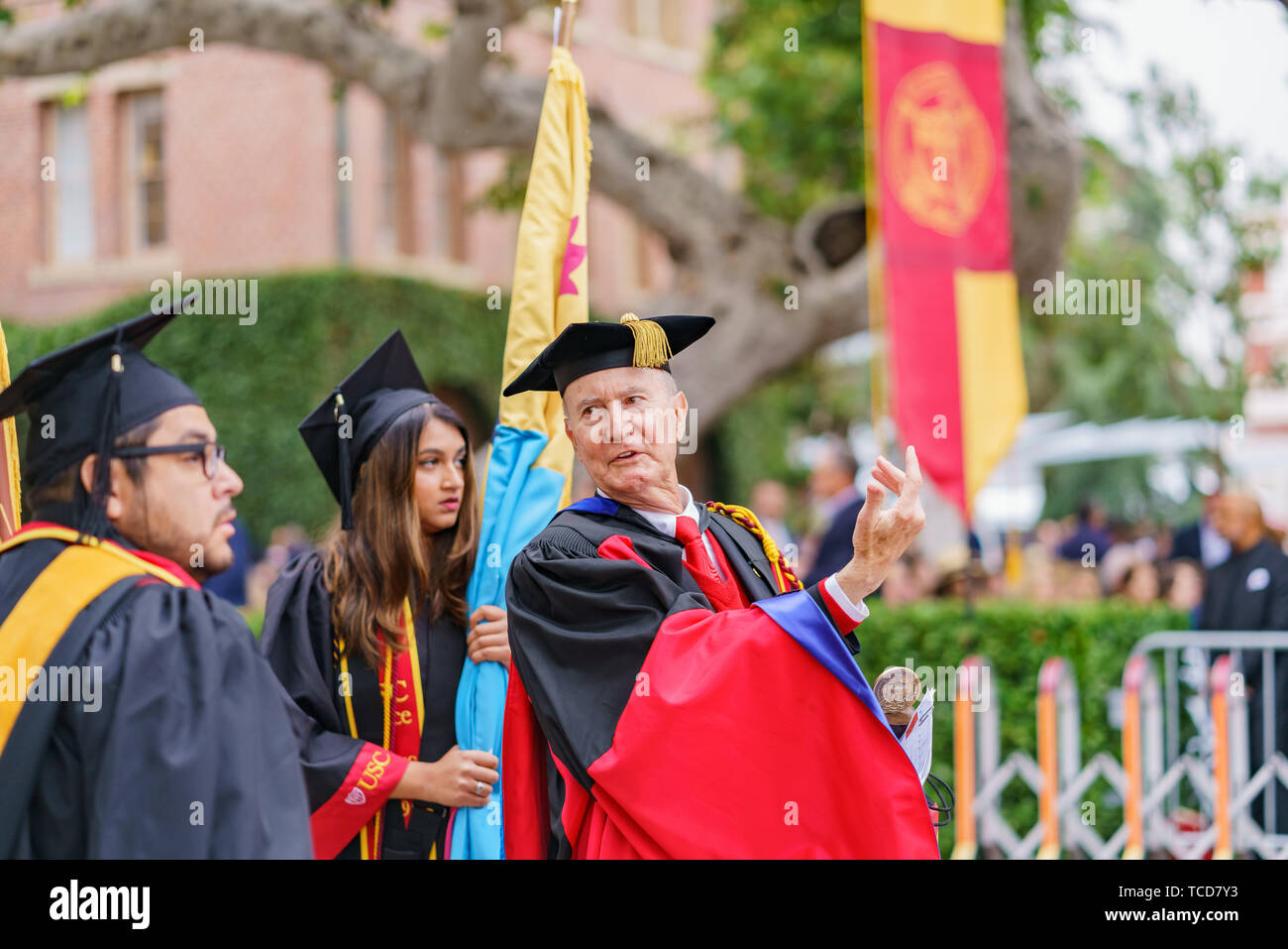 Los Angeles, MAY 10: Graduation Ceremony of University of Southern ...