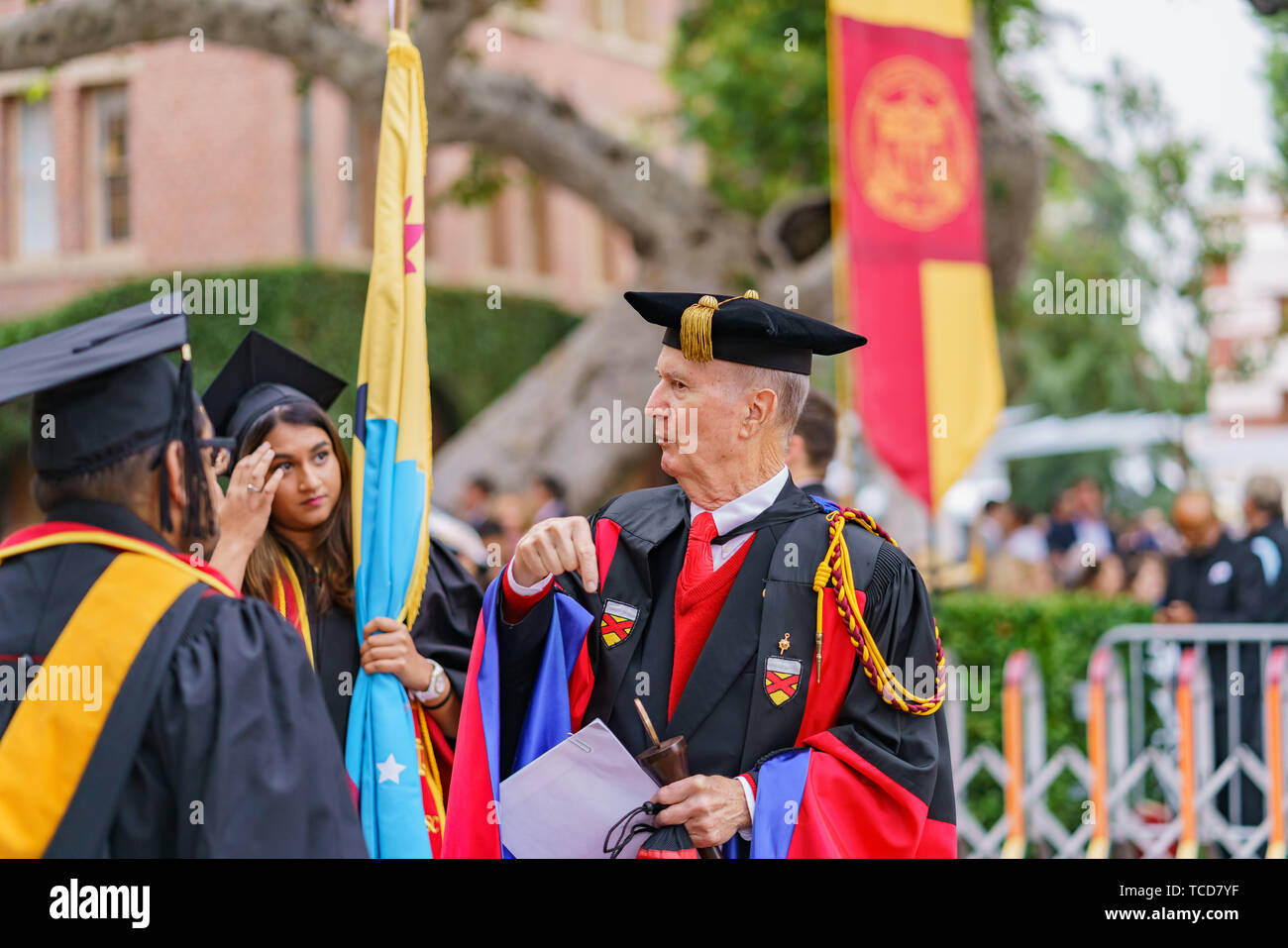 Los Angeles, MAY 10: Graduation Ceremony of University of Southern ...