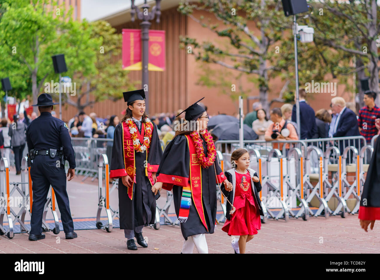 Los Angeles, MAY 10: Graduation Ceremony of University of Southern ...