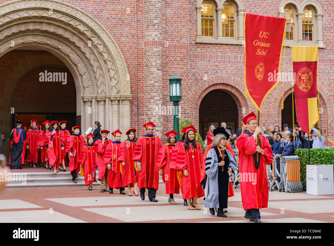 Los Angeles, MAY 10: Graduation Ceremony of University of Southern ...