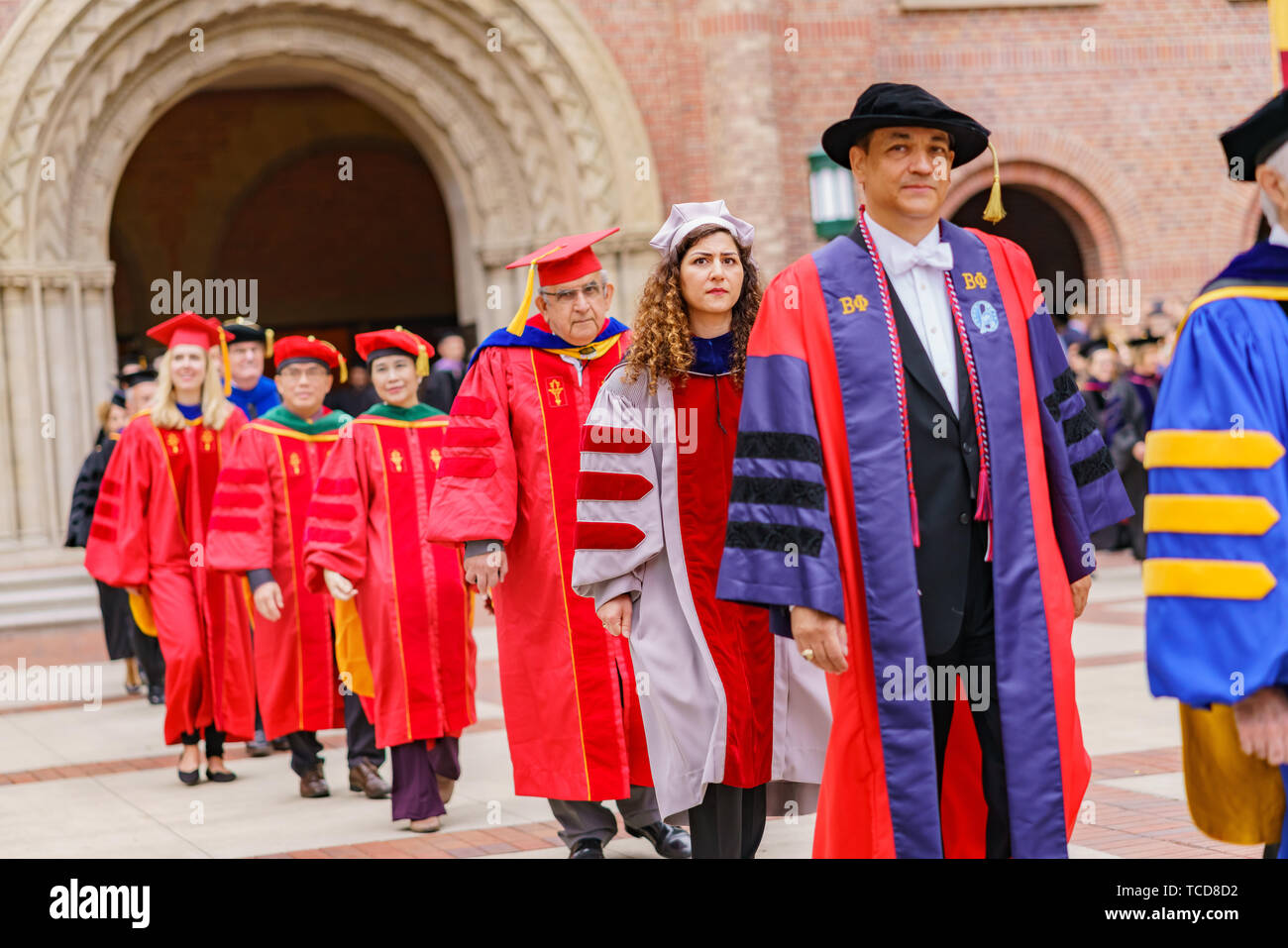 Los Angeles, MAY 10: Graduation Ceremony of University of Southern ...